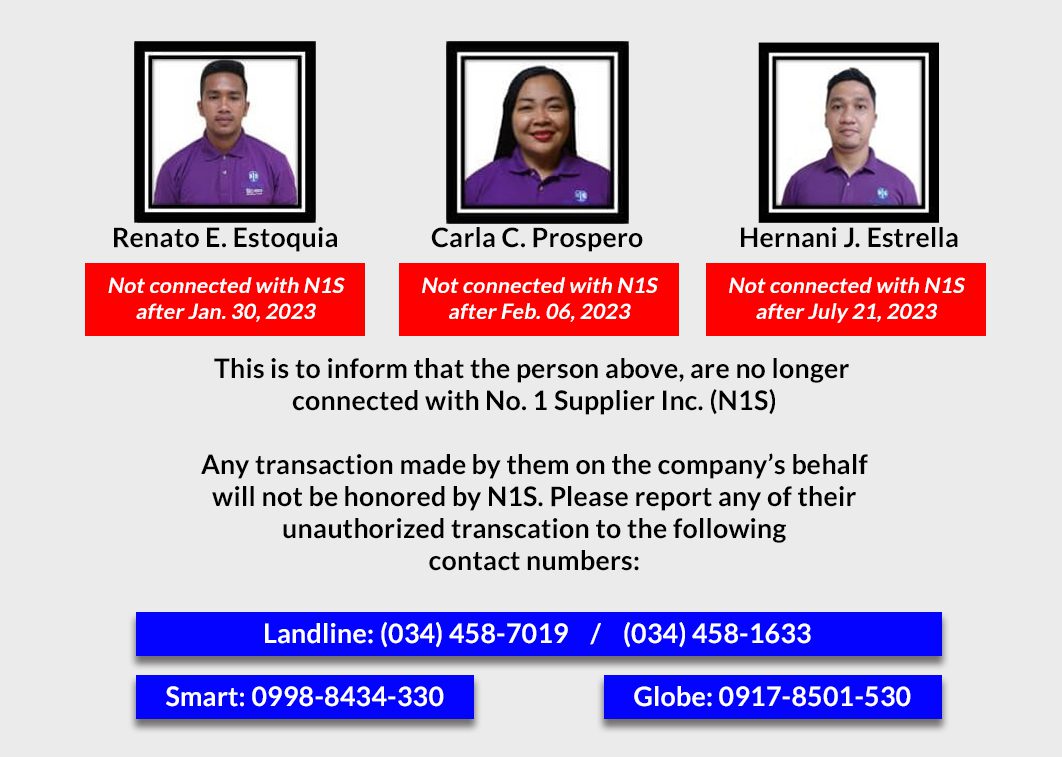 No. 1 Supplier - Home